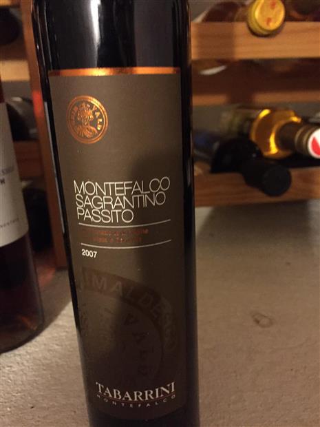 2007 Tabarrini Montefalco Sagrantino Passito Colle Grimaldesco, Italy, Umbria, Montefalco ...