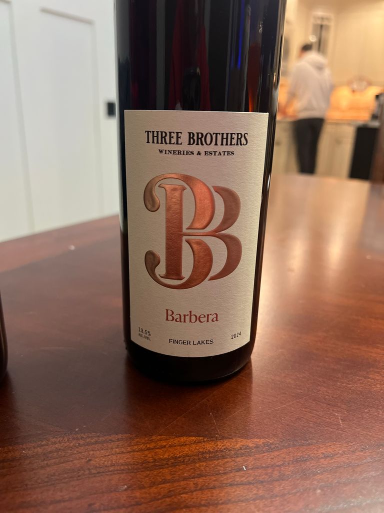 2024 Three Brothers Wineries & Estates Barbera, USA, New York, Finger ...