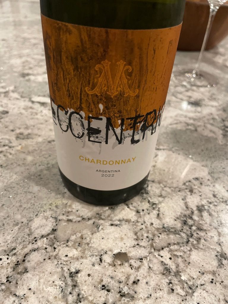 2022 Mascota Vineyards Chardonnay Eccentric, Argentina, Mendoza ...