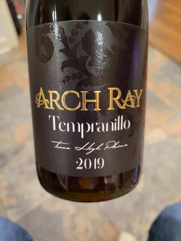 2019 Arch Ray Tempranillo, USA, Texas, Texas High Plains - CellarTracker