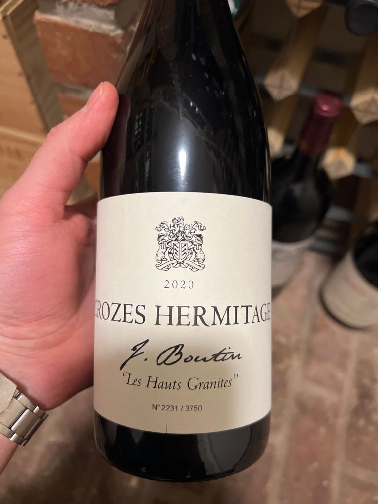 2024 Jeannine Boutin Crozes-Hermitage Les Hauts Granites, France, Rhône ...