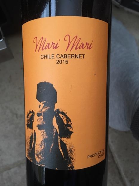 2015 Mari Mari Cabernet Sauvignon, Chile, Maule Valley, Loncomilla ...