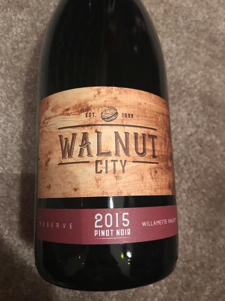 2015 Walnut City Wineworks Pinot Noir Reserve, USA, Oregon, Willamette ...