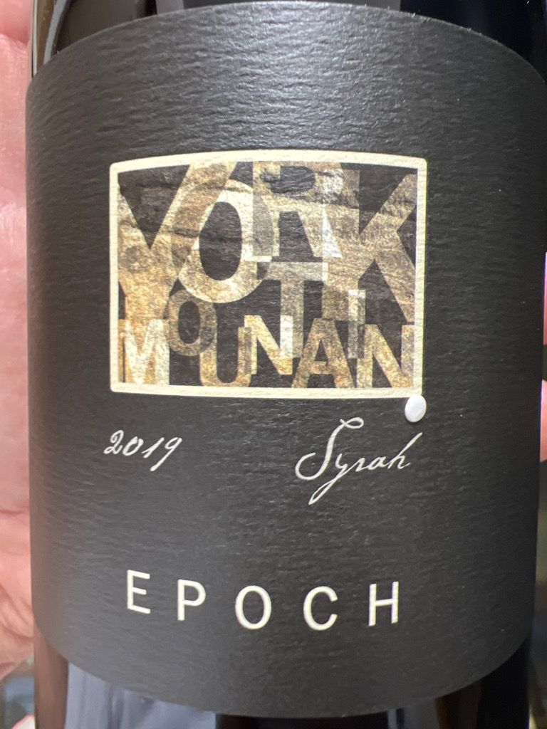 2019 Epoch Estate Wines Syrah York Mountain, USA, California, Central ...