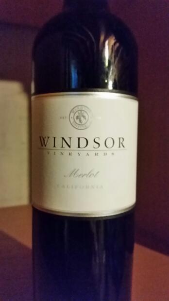 2012 Windsor Vineyards Merlot Sonoma County, USA, California, Sonoma ...