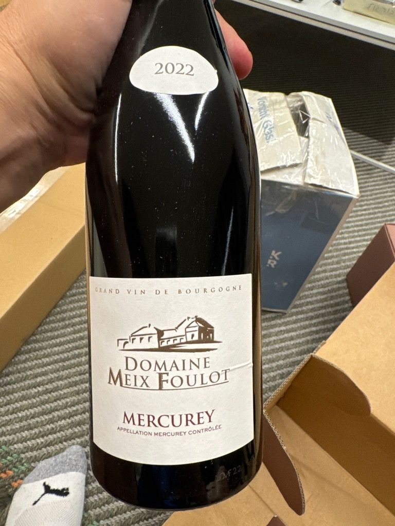 2023 Domaine du Meix-Foulot Mercurey, France, Burgundy, Côte ...