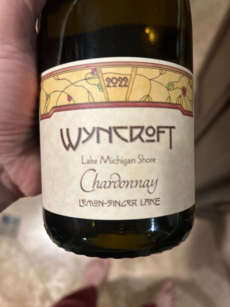 2023 Wyncroft Chardonnay Singer Lake Vineyard, USA, Michigan, Lake ...