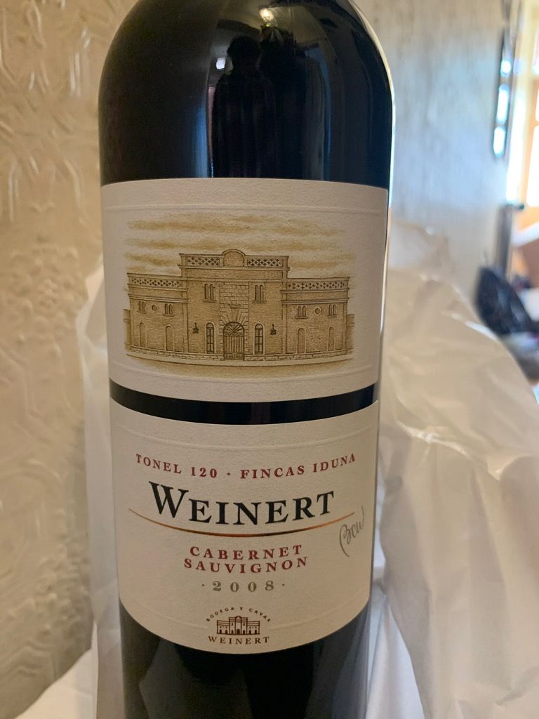 2008 Bodega Weinert Cabernet Sauvignon Tonel 120 Fincas Iduna ...