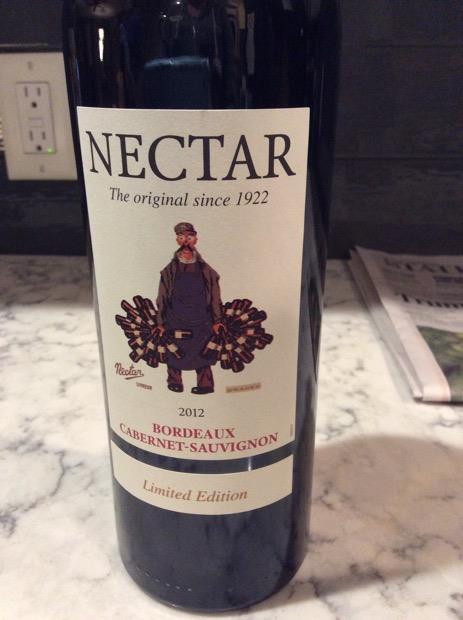 2012 Nectar Cabernet Sauvignon, France - CellarTracker