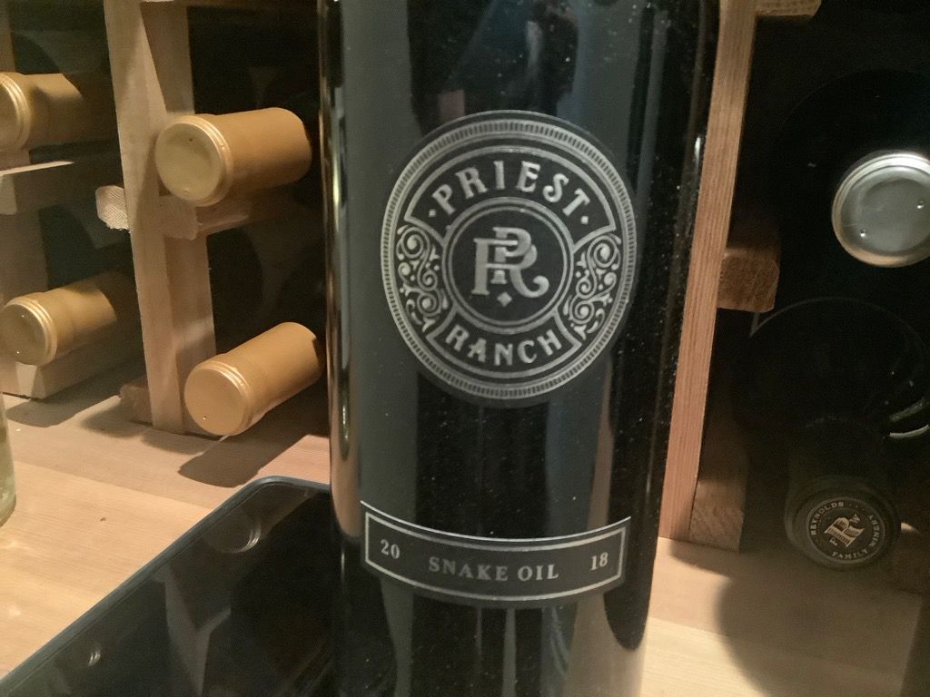 2019 Priest Ranch Cabernet Sauvignon Snake Oil, USA, California, Napa ...