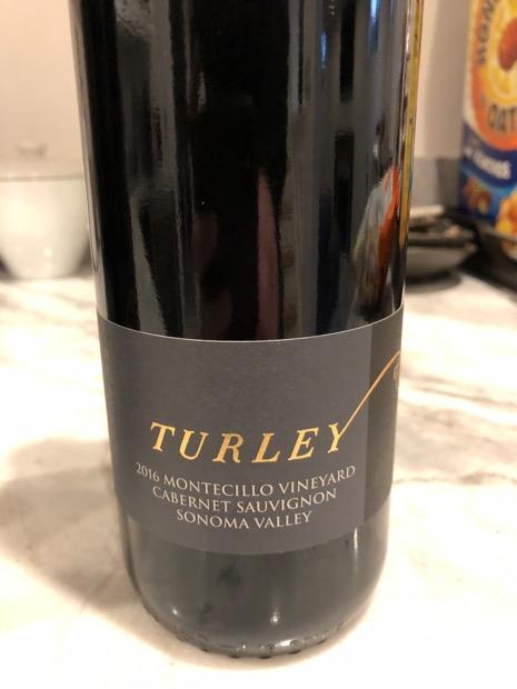2016 Turley Cabernet Sauvignon Montecillo Vineyard, USA, California ...