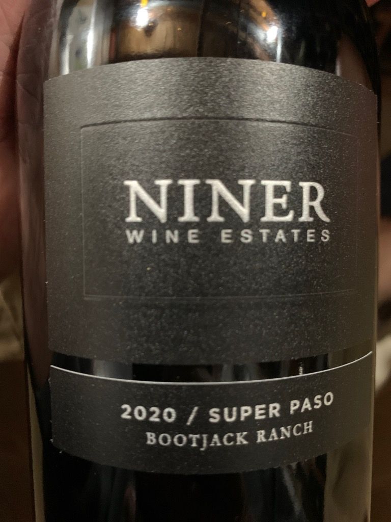 2020 Niner Wine Estates Reserve Super Paso Bootjack Ranch, USA ...