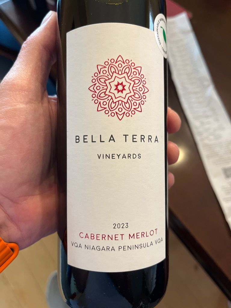 2023 Bella Terra Vineyards (Canada) Cabernet Merlot, Canada, Ontario ...
