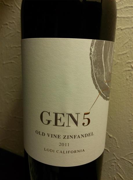 2010 Gen5 Old Vine Zinfandel, USA, California, Central Valley, Lodi ...