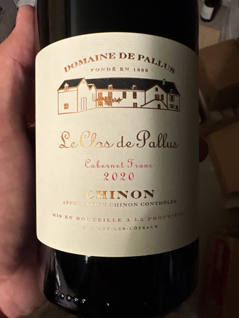 2020 Domaine de Pallus Chinon Le Clos de Pallus, France, Loire Valley ...