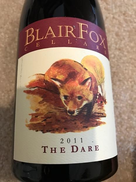 2011 Blair Fox Syrah The Dare, USA, California, Central Coast, Santa ...