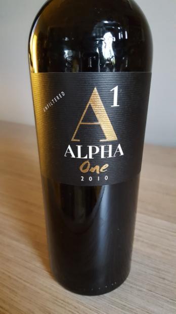 2010 Alpha Estate Alpha One, Greece, Macedonia, Florina - CellarTracker
