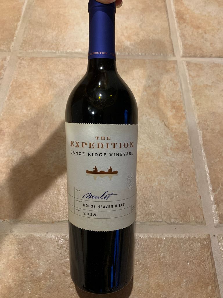 2018 Canoe Ridge Merlot The Expedition, USA, Washington, Columbia ...