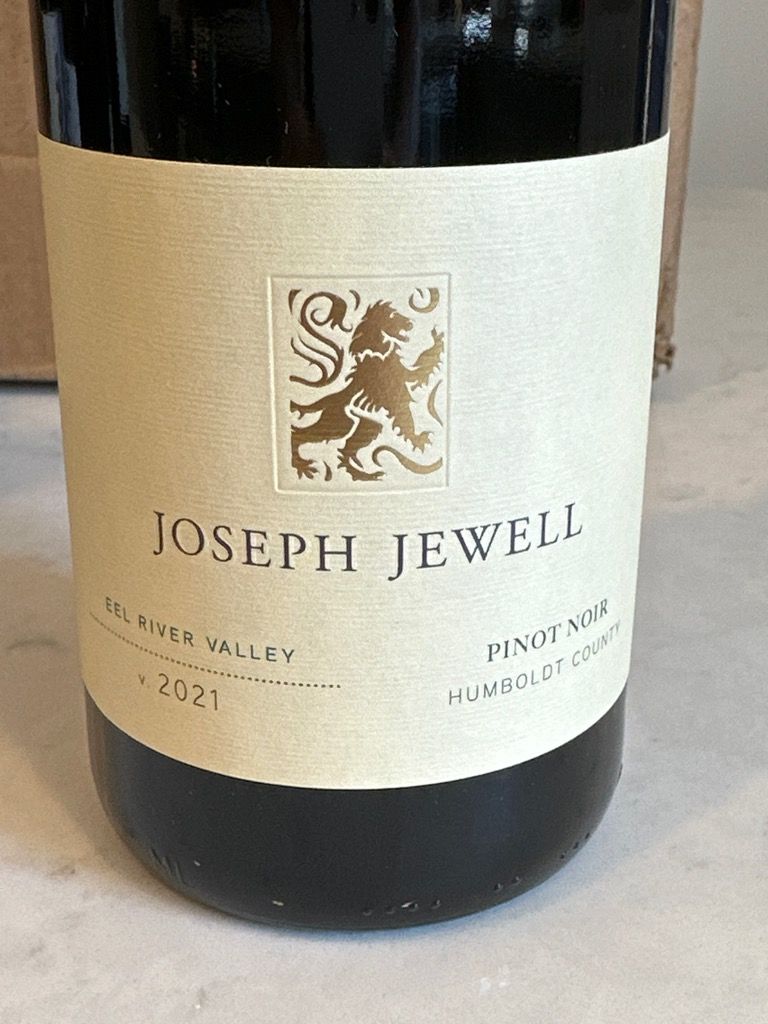 2021 Joseph Jewell Pinot Noir Eel River Valley, USA, California, North ...