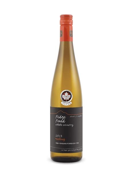 2013 Ridge Road Estate Winery Riesling, Canada, Ontario, Niagara ...