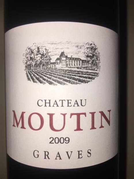 2009 Château Moutin, France, Bordeaux, Graves - CellarTracker