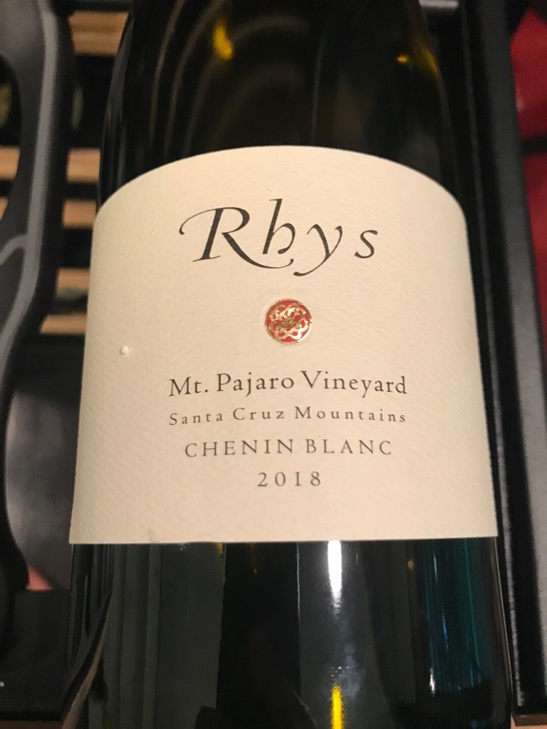 2018 Rhys Chenin Blanc Mt. Pajaro Vineyard, USA, California, Santa Cruz ...
