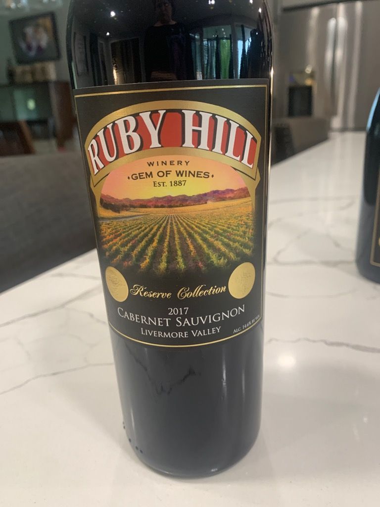 2017 Ruby Hill Winery Cabernet Sauvignon Reserve Collection Ruby Hill ...