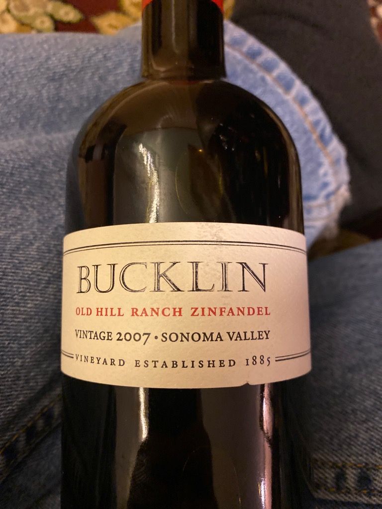 2008 Bucklin Ancient Field Blend Old Hill Ranch, USA, California ...