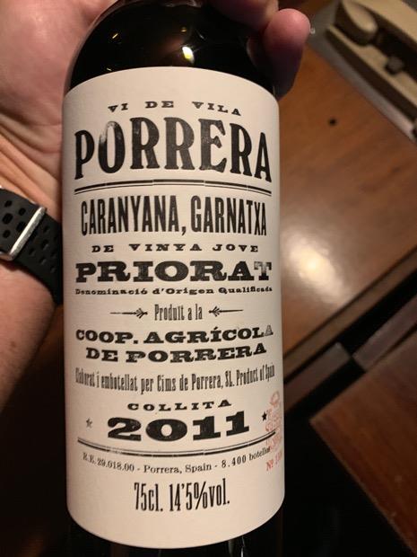 2011 Cooperative Agricola Priorat Vi de Vila Porrera, Spain, Catalunya ...