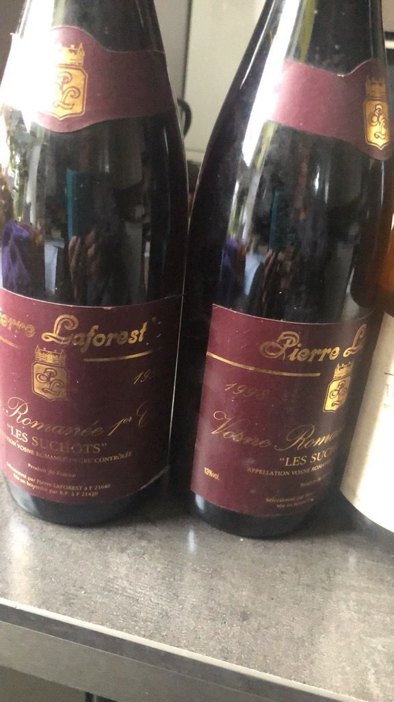 1998 Pierre Laforest Vosne-Romanée Les Hauts Muids, France, Burgundy ...