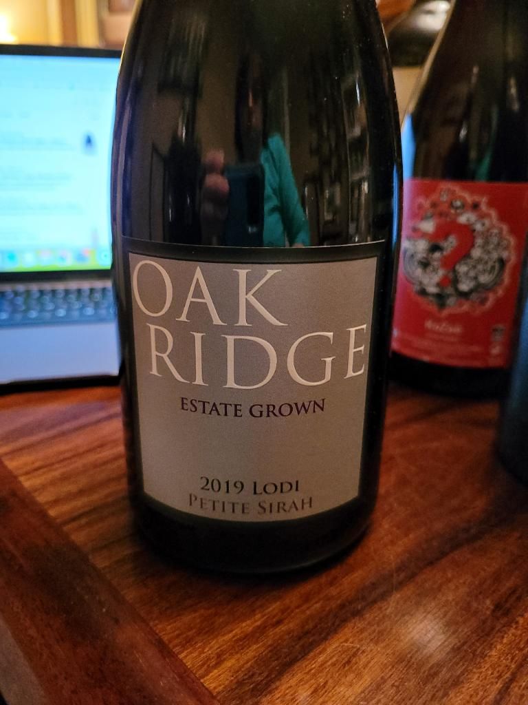 2019 Oak Ridge Winery Petite Sirah, USA, California, Central Valley ...