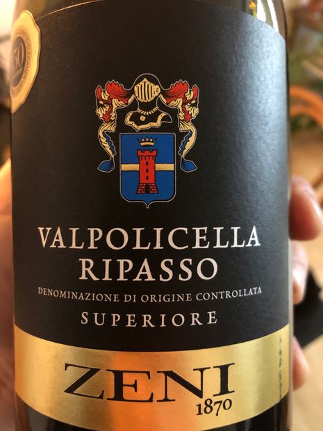 2016 Zeni Ripasso della Valpolicella Classico Superiore, Italy, Veneto ...