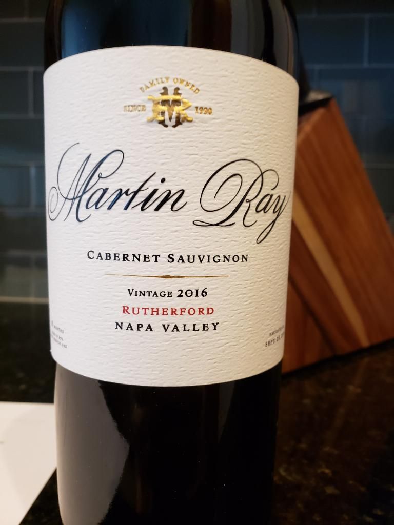 2016 Martin Ray Cabernet Sauvignon Rutherford, USA, California, Napa ...
