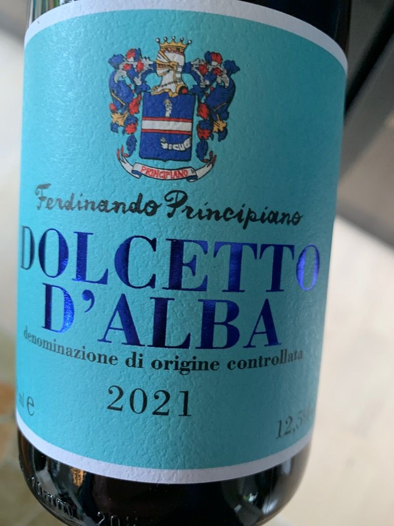 2022 Ferdinando Principiano Dolcetto d'Alba, Italy, Piedmont, Alba ...
