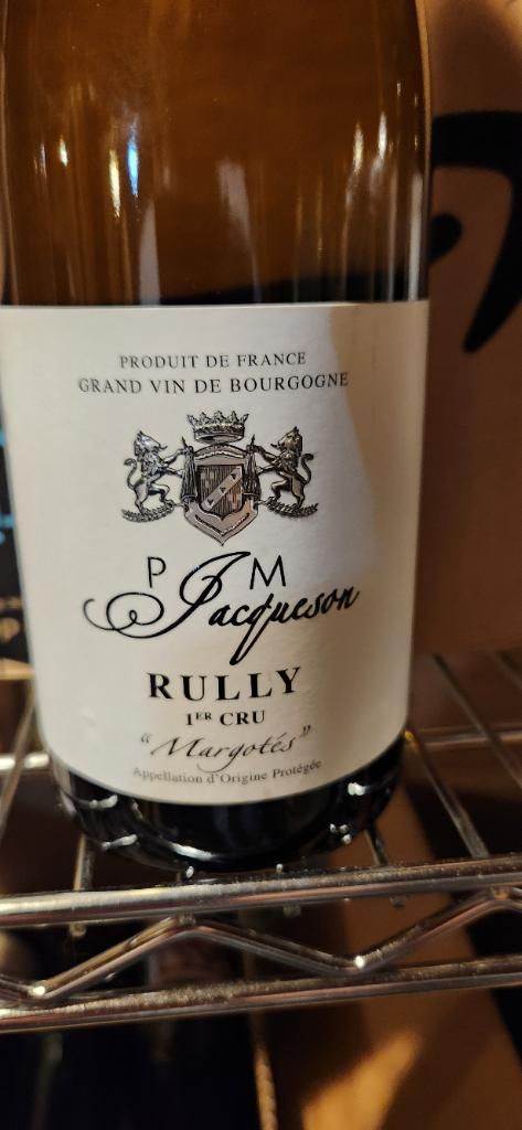 2022 Paul et Marie Jacqueson Rully 1er Cru Les Cloux, France, Burgundy ...