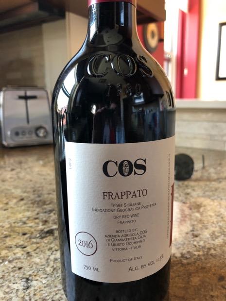 2016 Azienda Agricola COS Frappato, Italy, Sicily, Terre Siciliane ...