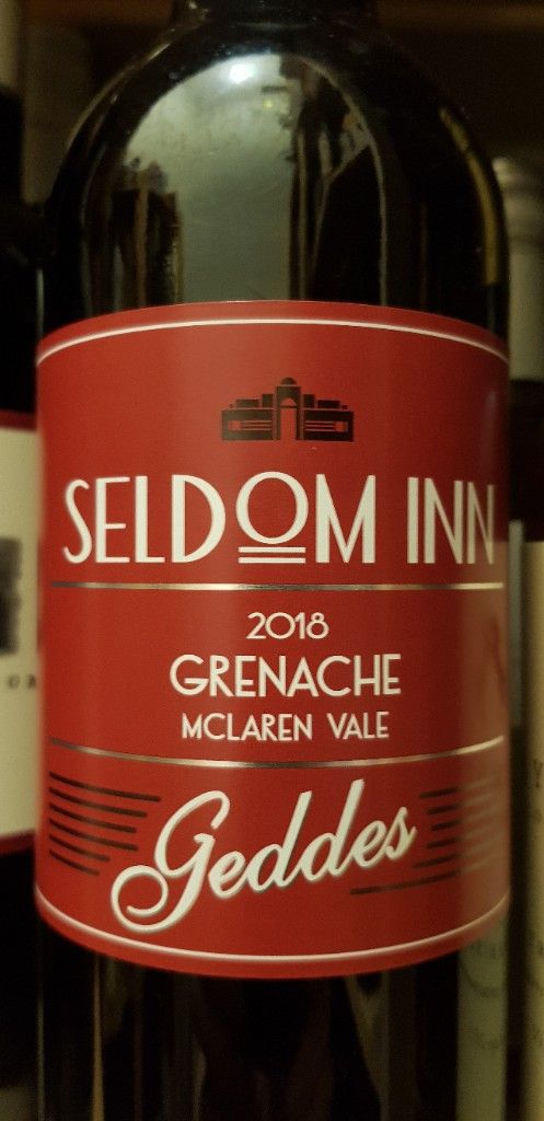 2019 Geddes Wines Shiraz Seldom Inn, Australia, South Australia ...