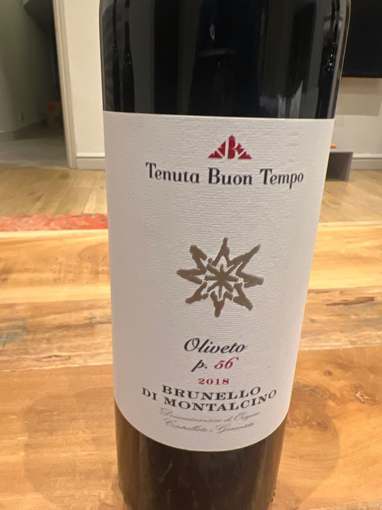 2020 Tenuta Buon Tempo Brunello di Montalcino "P. 56", Italy, Tuscany ...