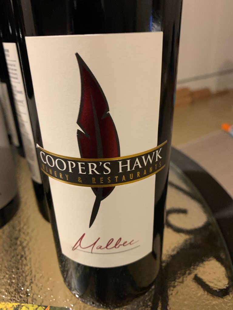 2024 Cooper's Hawk Malbec, USA, Illinois - CellarTracker