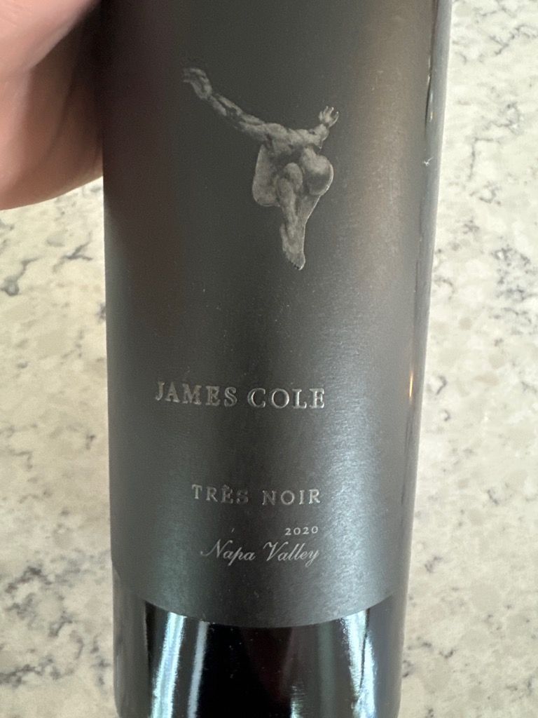 2020 James Cole Très Noir, USA, California, Napa Valley - CellarTracker