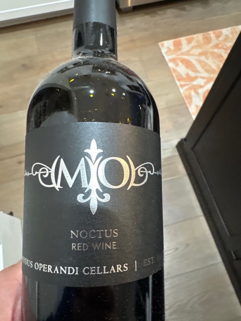 2021 Modus Operandi Cellars Noctus, USA, California, Napa Valley ...