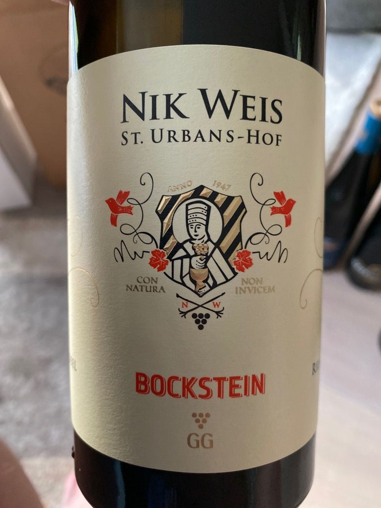 2021 Nik Weis / St. Urbans-Hof Bockstein Riesling Großes Gewächs ...