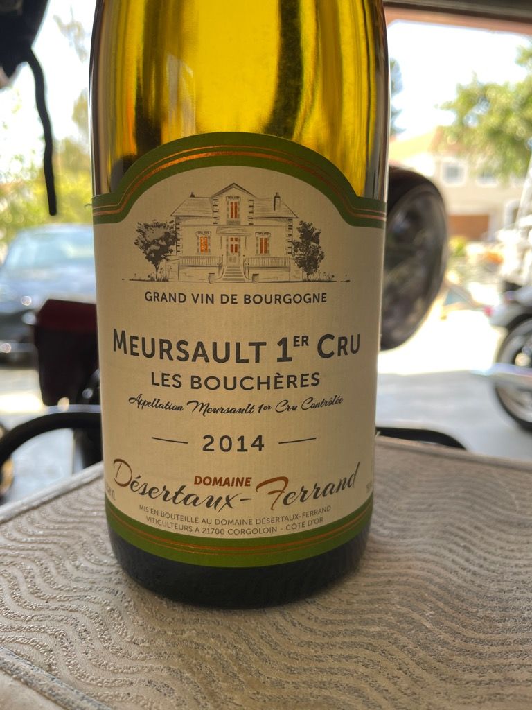 2021 Domaine Désertaux-Ferrand Meursault 1er Cru Bouchères, France ...