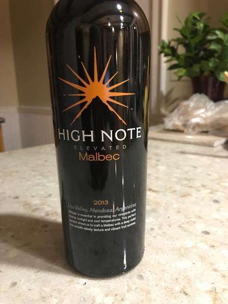 2015 Vista del Sur Malbec High Note, Argentina, Mendoza, Valle de Uco ...