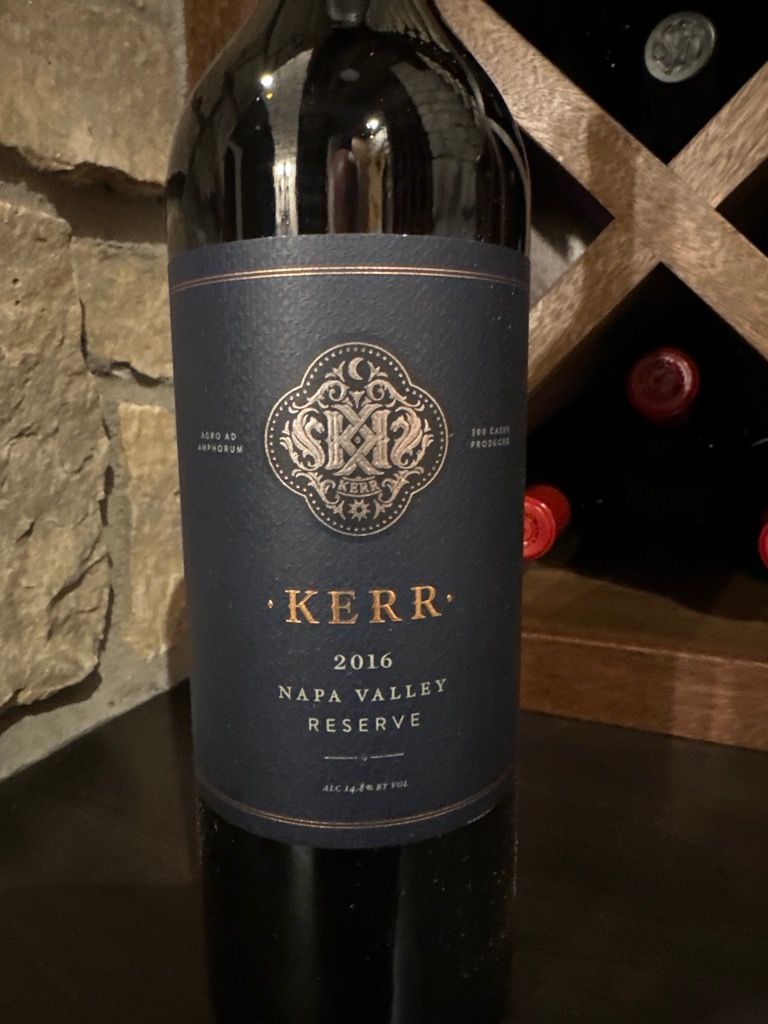 2016 Kerr Cellars Reserve, USA, California, Napa Valley - CellarTracker