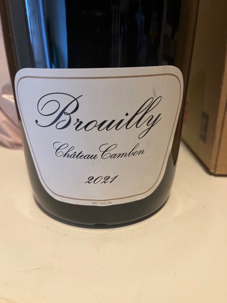 2021 Château Cambon Brouilly, France, Burgundy, Beaujolais, Brouilly ...