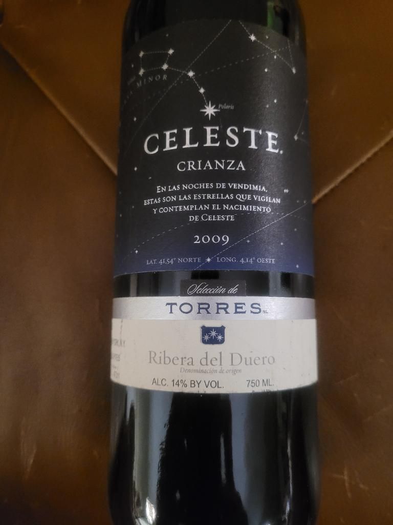 2009 Torres Ribera del Duero Céleste Crianza, Spain, Castilla y León ...