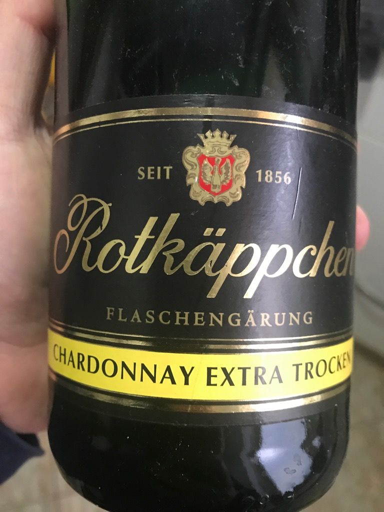 NV Rotkäppchen Sektkellerei Chardonnay Extra Trocken, Germany, Saale ...