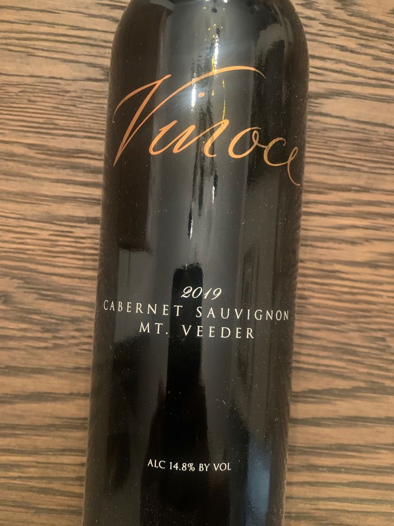 2019 Vinoce Cabernet Sauvignon Mt. Veeder, USA, California, Napa Valley ...