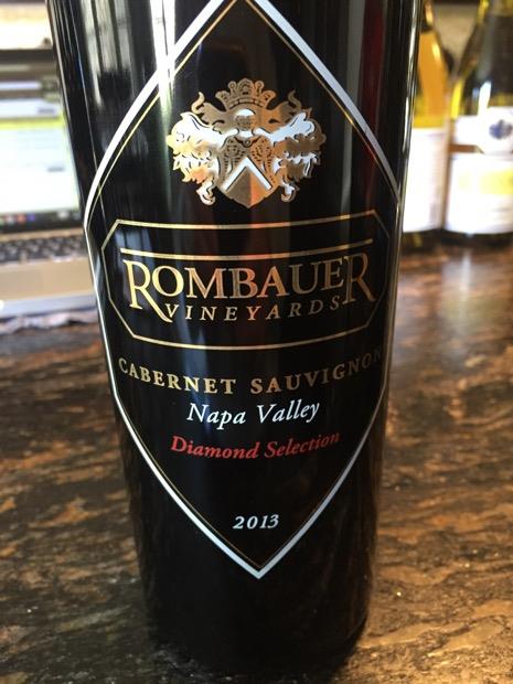 2013 Rombauer Vineyards Cabernet Sauvignon Diamond Selection, USA ...
